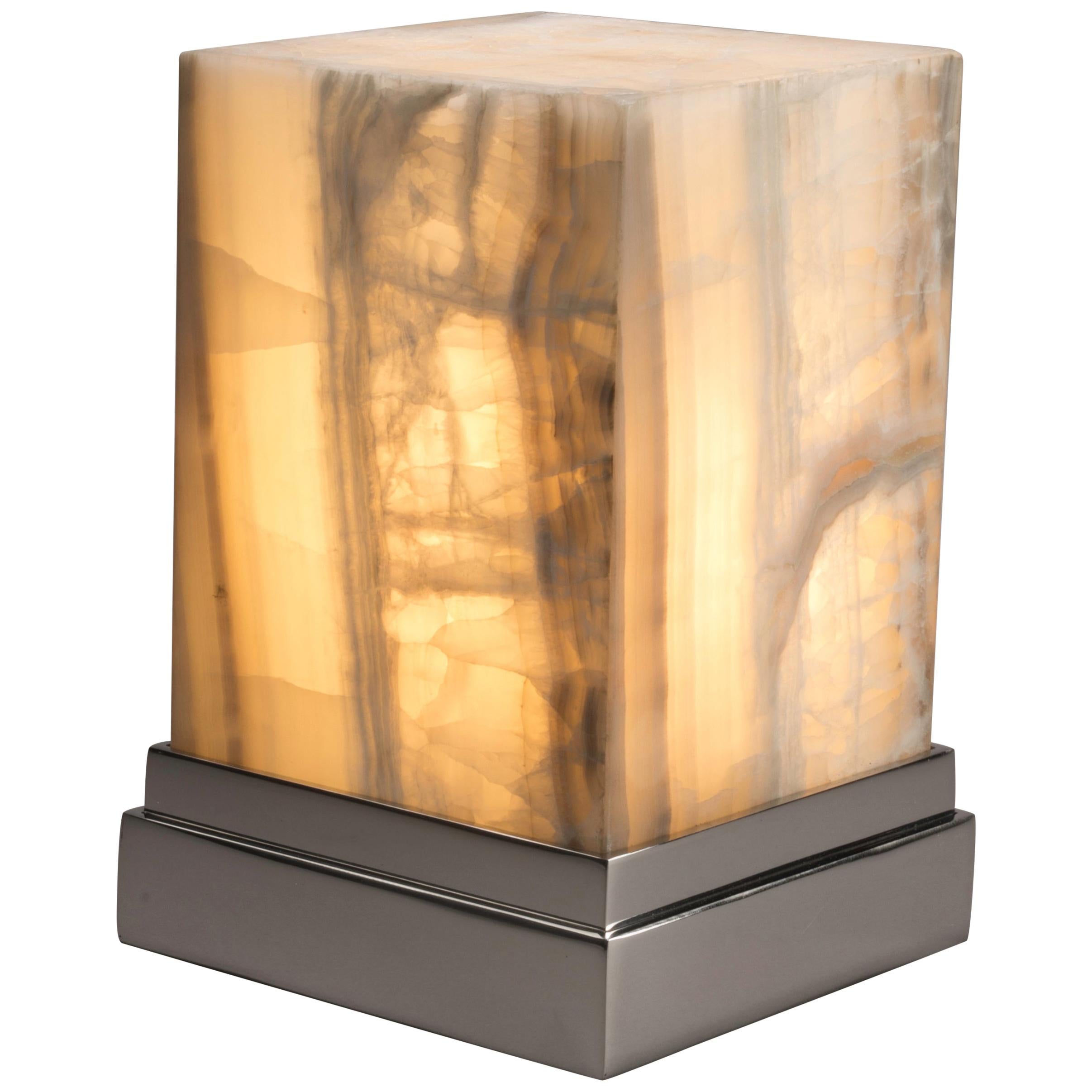 'Illuminati' Onyx Lamp, Designed by Toad Gallery London For Sale at 1stDibs
