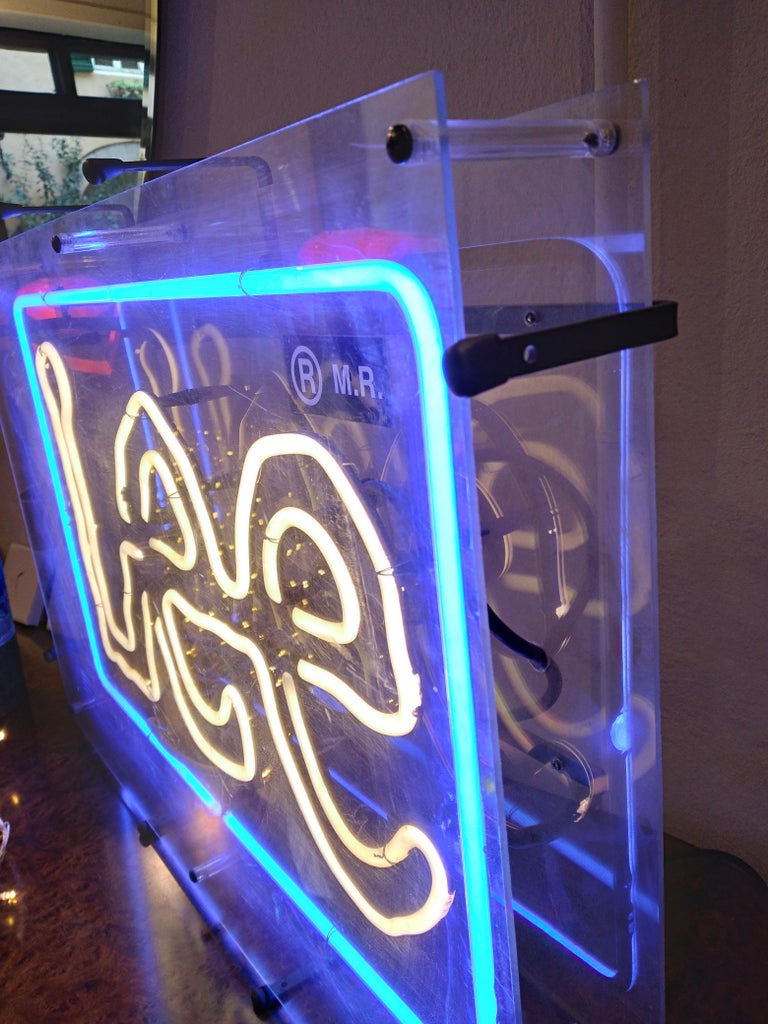 Lighted Sign from Lee Jeans 'after' Keith Harring For Sale at 1stDibs