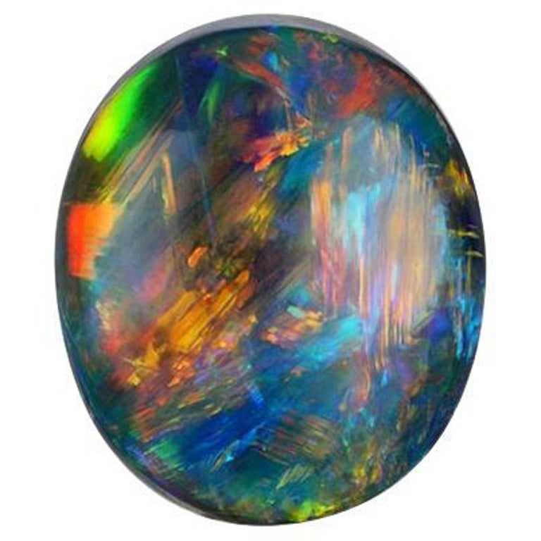 Lightning Ridge Natural Black Opal For Sale at 1stDibs