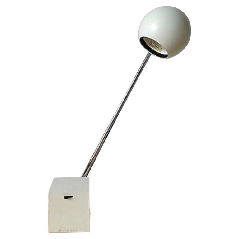 Lightolier Lytegem off White Task Lamp For Sale at 1stDibs | lytegem lamp