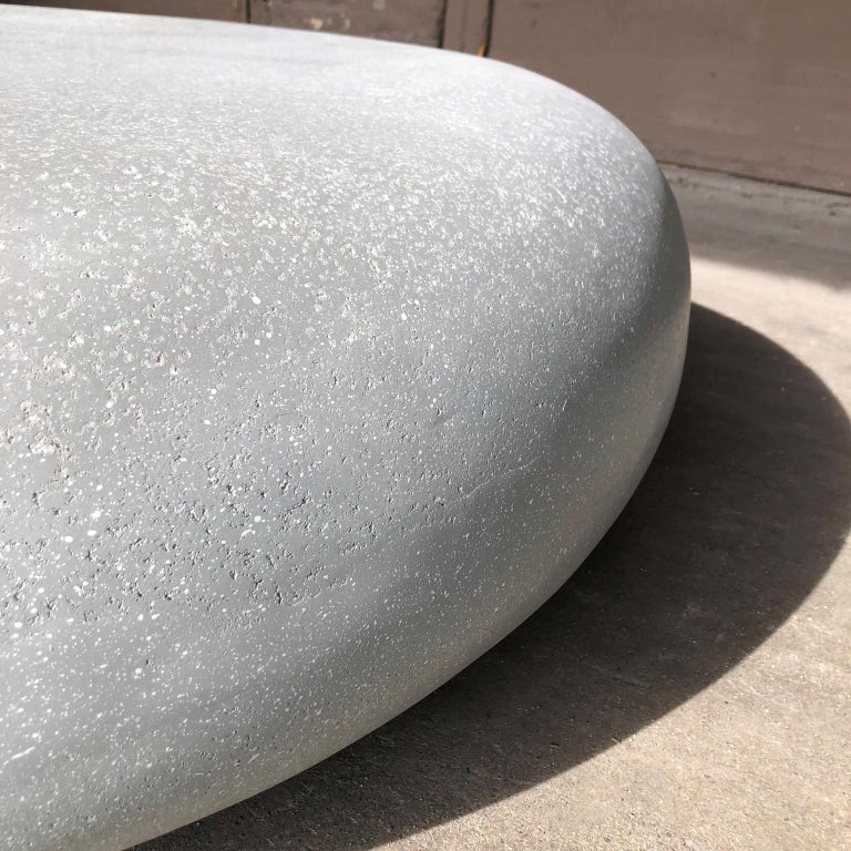 Cast Resin 'Pebble' Low Table, Keystone Finish by Zachary A. Design For ...