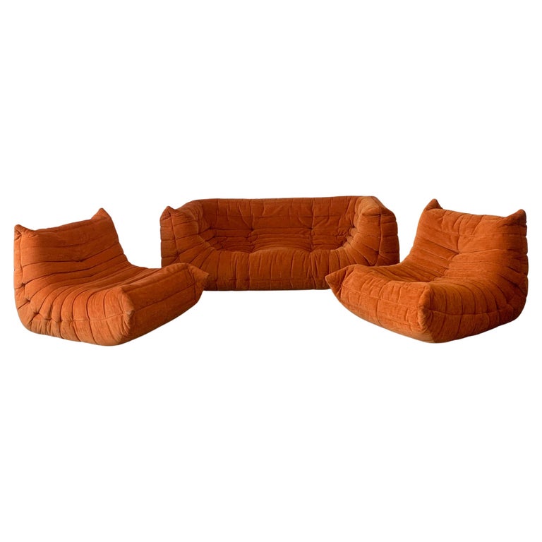 Ligne Rose Classic Togo Set in Velvet by Micheal Ducaroy at 1stDibs