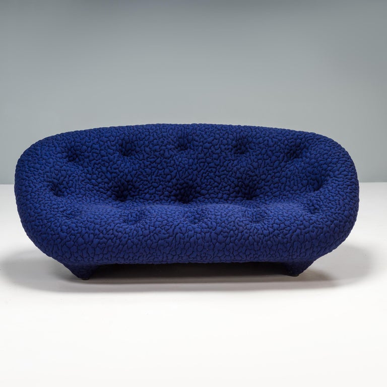 Ligne Roset by Erwan and Ronan Bouroullec Ploum High Back Blue Sofa at ...