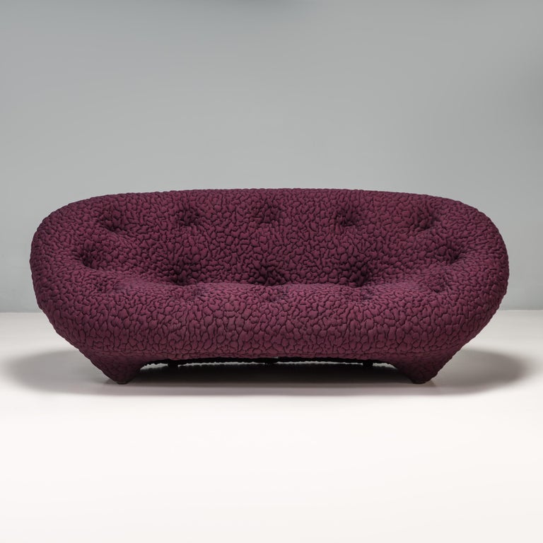 Ligne Roset by Erwan and Ronan Bouroullec Ploum High Back Purple Sofa ...
