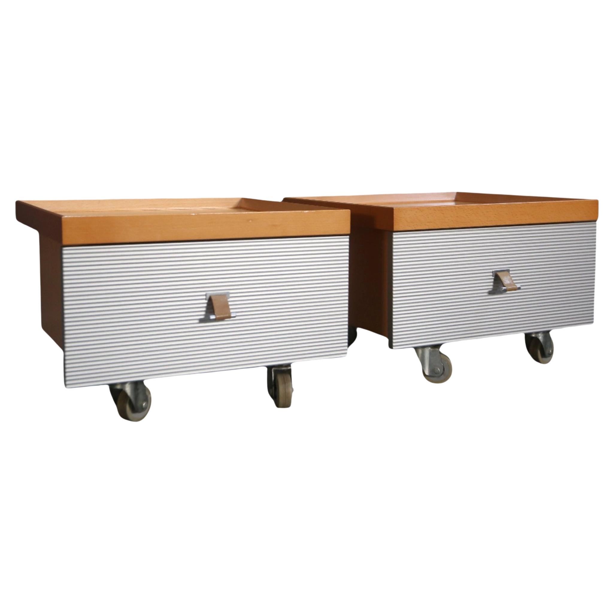 Ligne Roset Peter Maly Modern Wood European Queen Size Platform Bed at ...