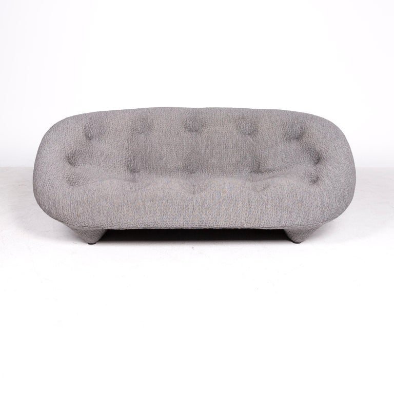 Ligne Roset Ploum Designer Fabric Sofa Gray Erwan and Ronan Bouroullec ...