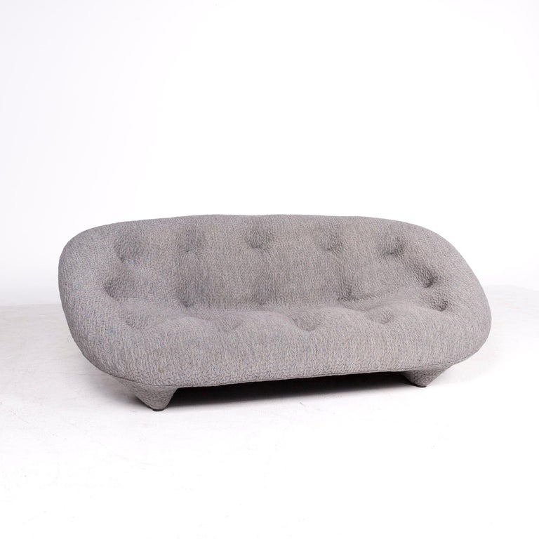 Ligne Roset Ploum Designer Fabric Sofa Gray Erwan and Ronan Bouroullec ...