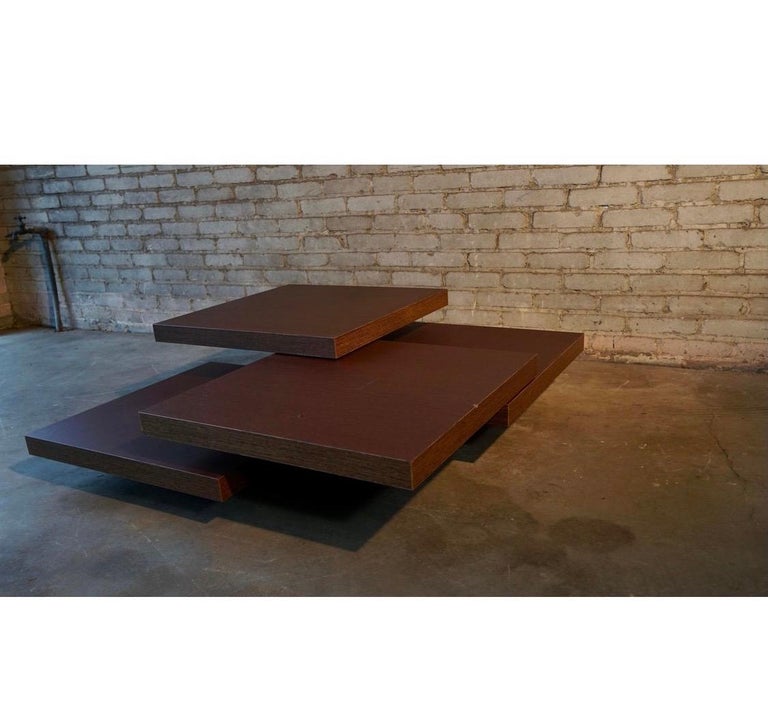 Ligne Roset Swivel Cocktail Coffee Table Mid-Century Modern at 1stDibs