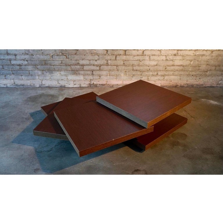 Ligne Roset Swivel Cocktail Coffee Table Mid-Century Modern at 1stDibs