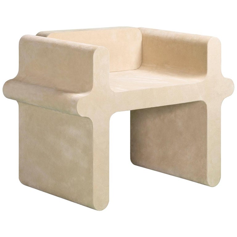 Liguria Suede Chair For Sale at 1stDibs
