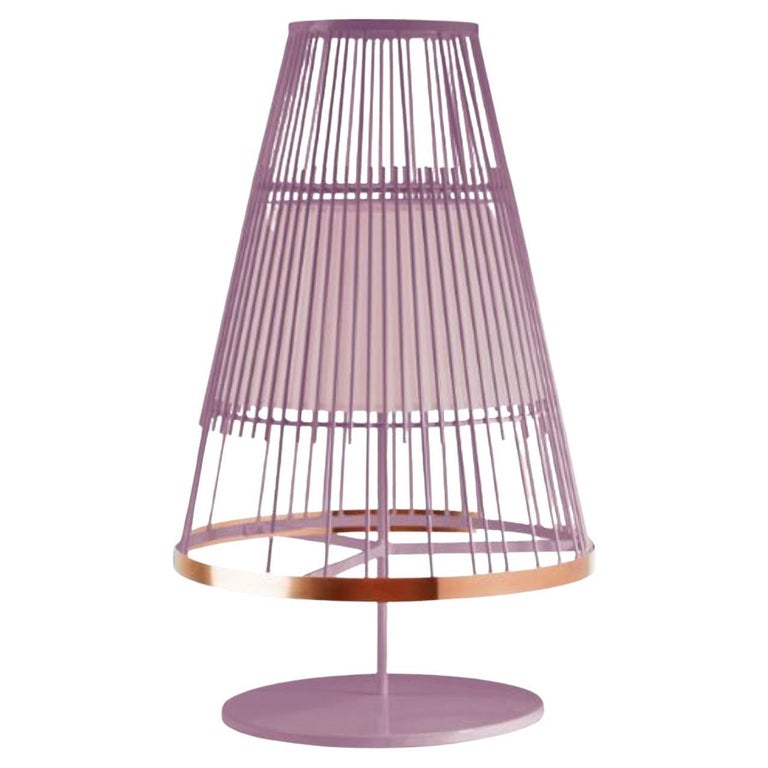 Lilac Up Table Lamp with Copper Ring by Dooq For Sale at 1stDibs