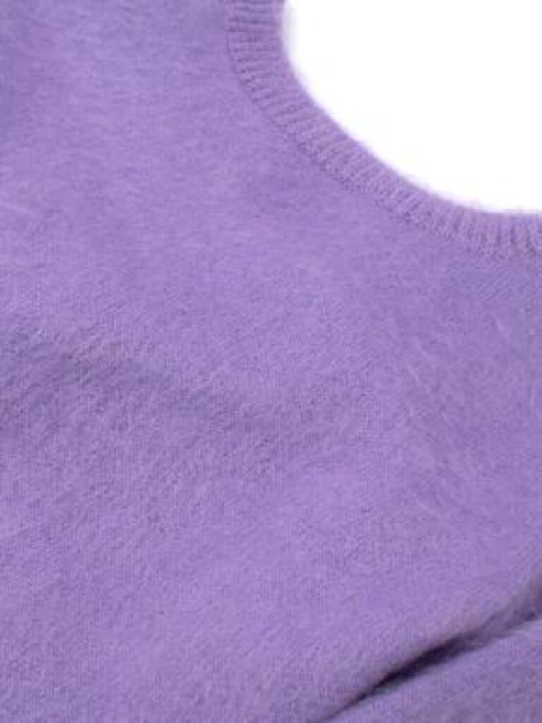 Lilac wool-mohair blend sweater For Sale at 1stDibs