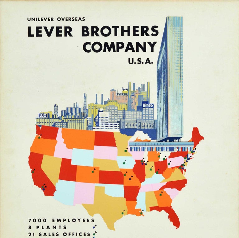 Lili Rethi - Original Vintage Advertising Poster Unilever Overseas ...