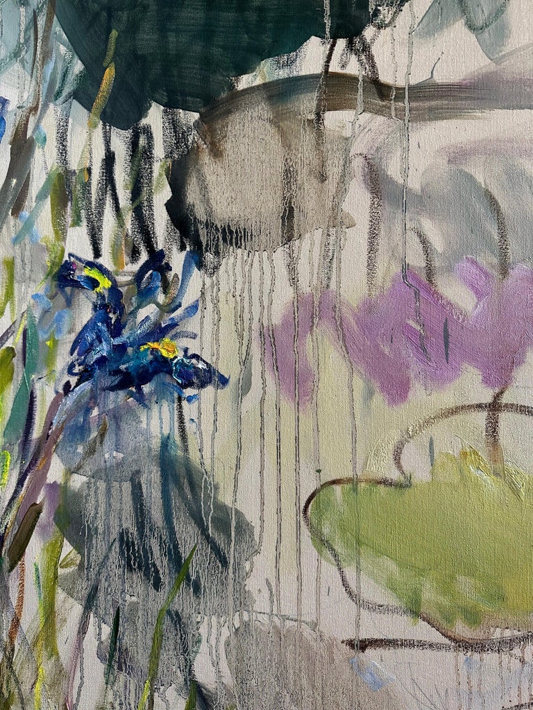 Lilia Orlova-Holmes - By the pond. Floating reflections. Large original ...