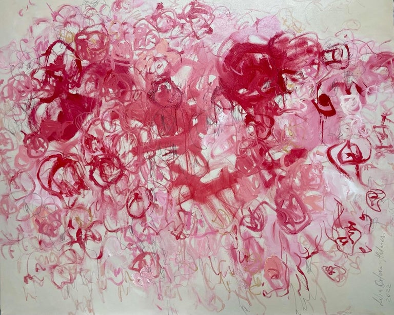 Lilia Orlova-Holmes - Friday. Pink Flowers. 2022. Extra large Original ...