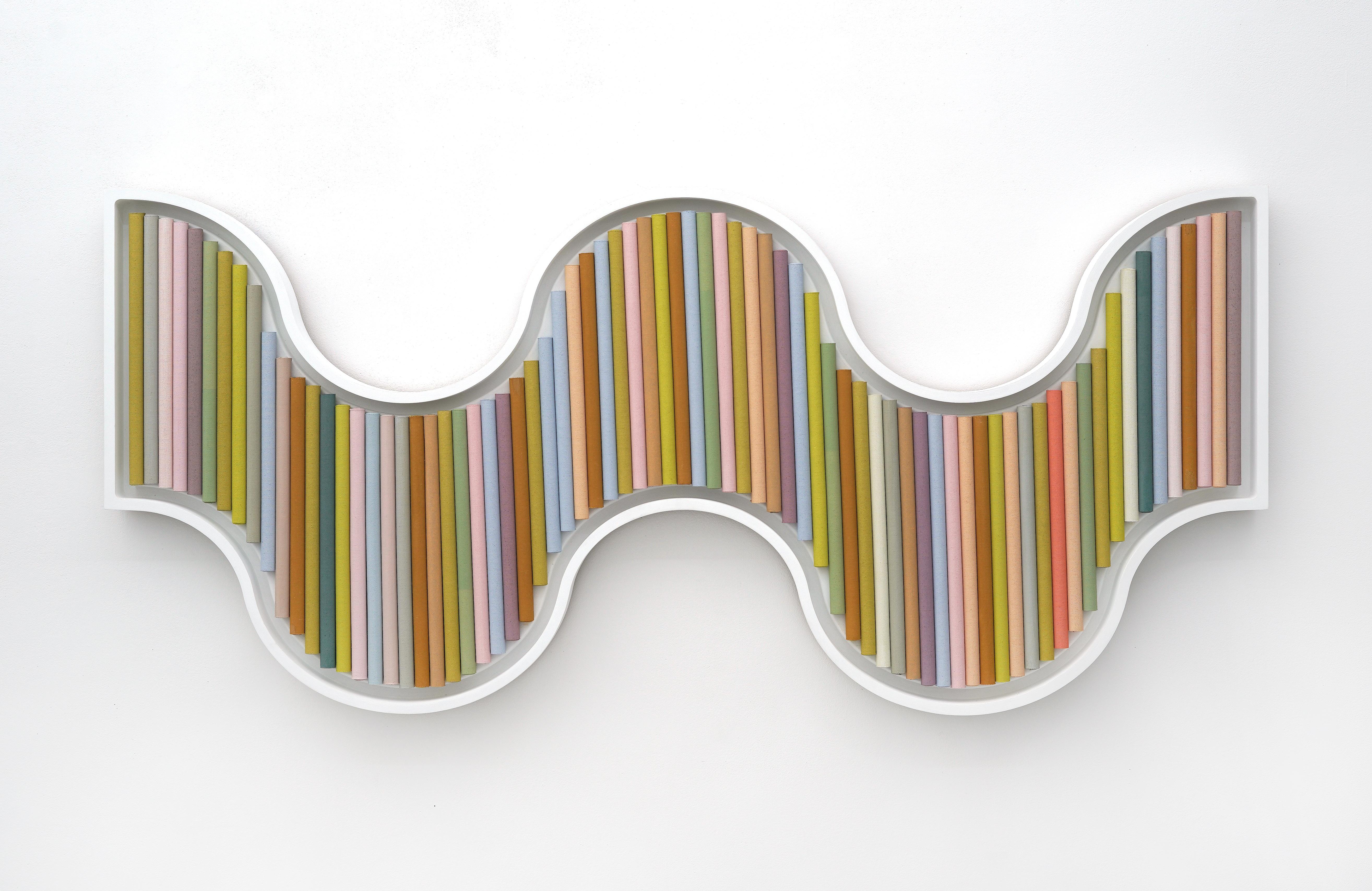 Karen Theisen - Contemporary white minimalist wall sculpture made from ...