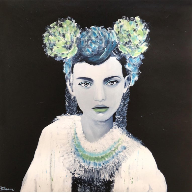 Lilja Bloom - Maya Greenblue - Lilja Bloom Contemporary Realism Pop Art ...