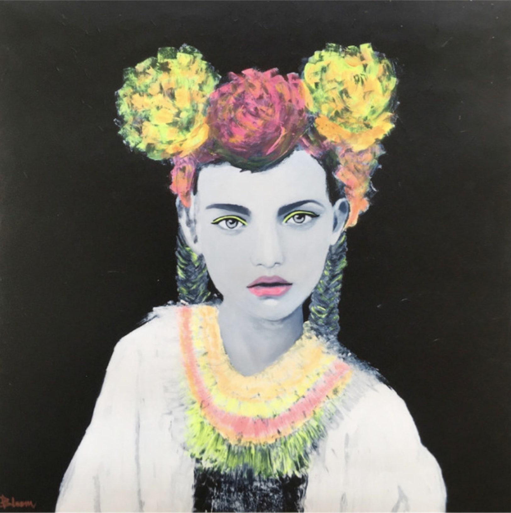 Lilja Bloom - Maya Neon - Lilja Bloom Contemporary Realism Pop Art For ...