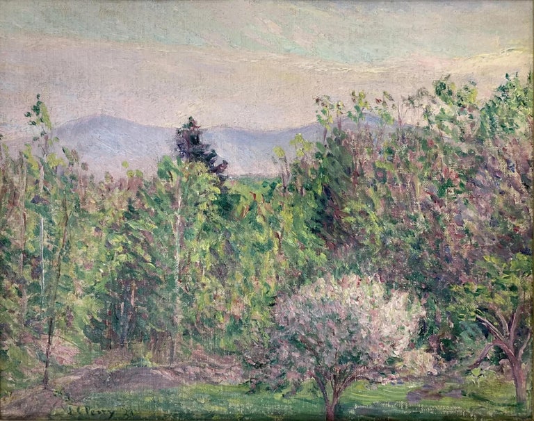 Lilla Cabot Perry - Early Spring From My Window in Hancock, NH For Sale ...