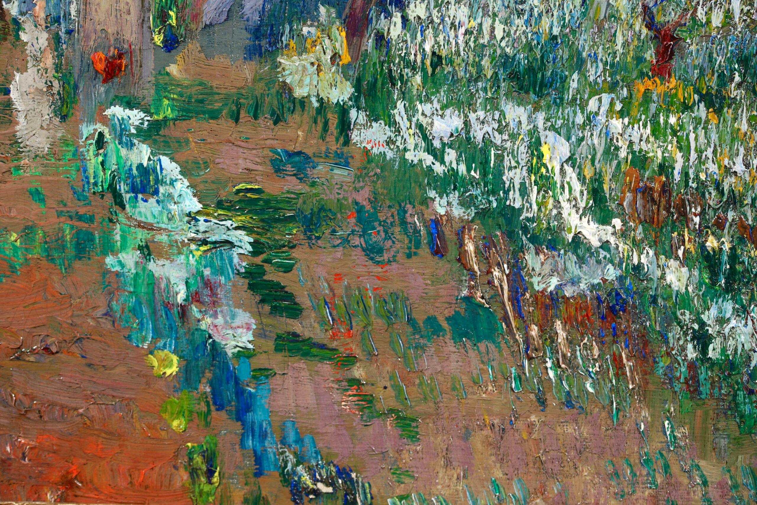 Lilla Cabot Perry - Jardin a Giverny - American Impressionist Landscape ...