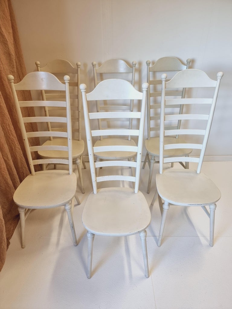 Lillemor Mannerheim, High-Back "Mona" Chairs, 6 Pcs, Nesto ...