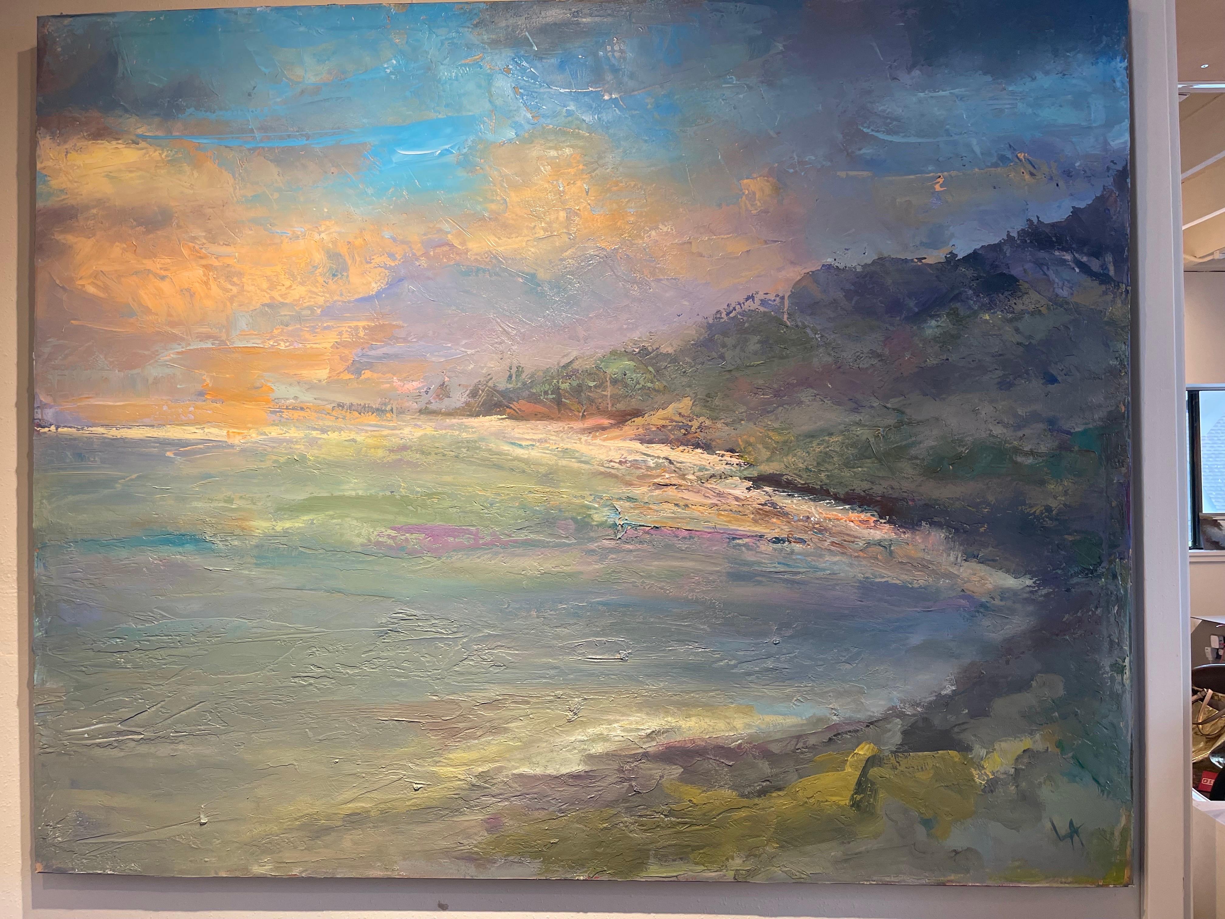 Lilli-anne Price - Summer Breeze. Contemporary landscape oil painting ...