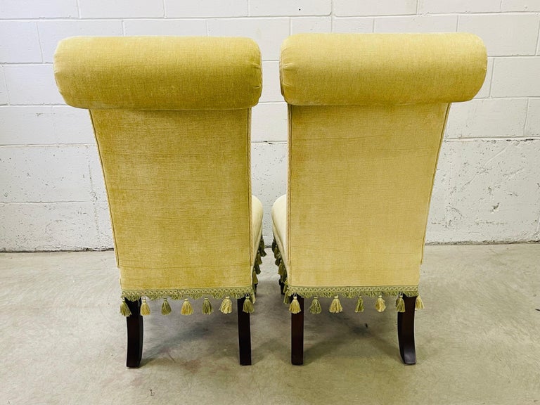 Lillian August Collection High Back Side Chairs, Pair For Sale at ...