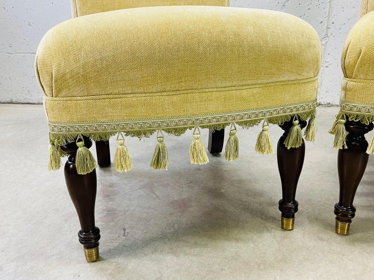 Lillian August Collection High Back Side Chairs, Pair For Sale at ...