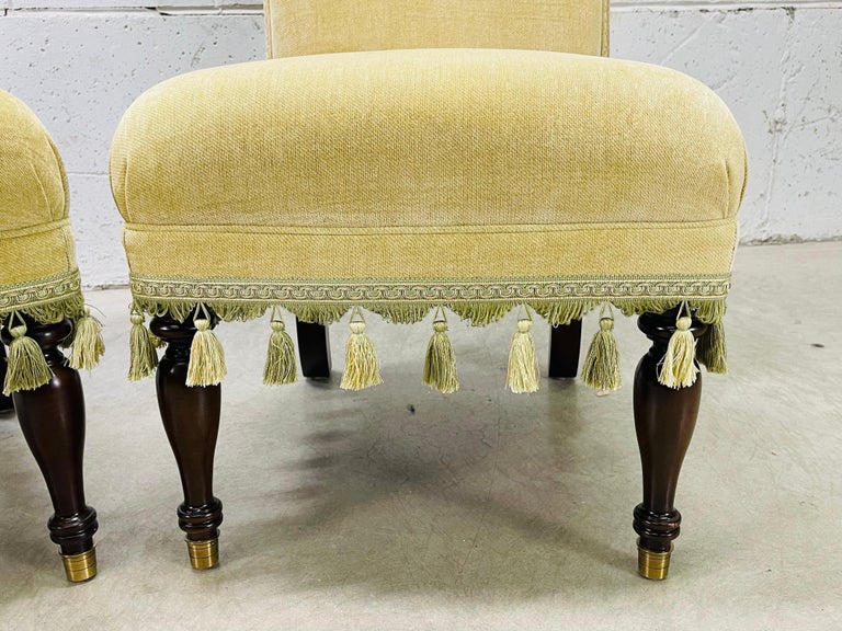 Lillian August Collection High Back Side Chairs, Pair For Sale at ...