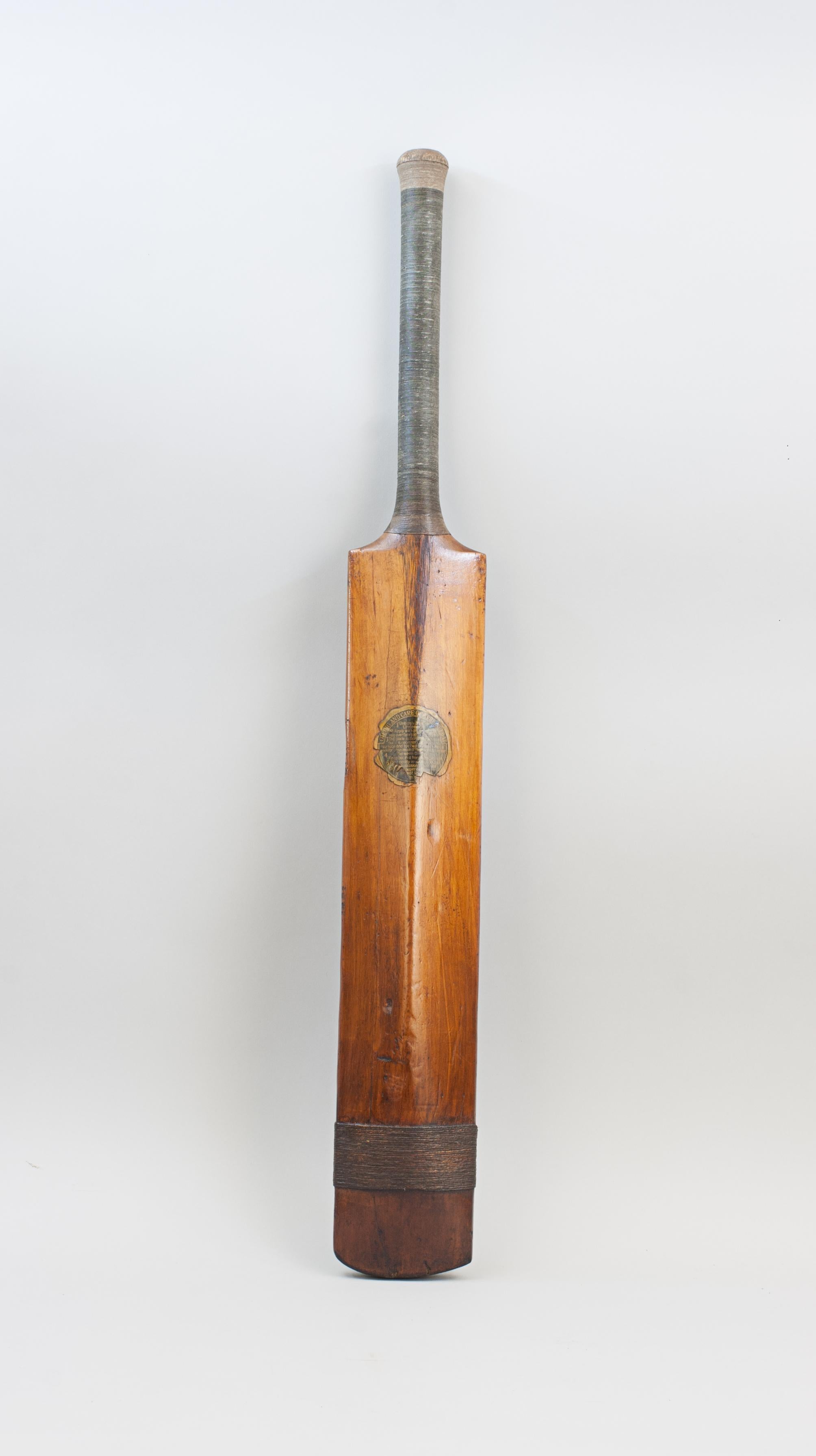 Lillywhite Frowd Cricket Bat, Autograph For Sale at 1stDibs