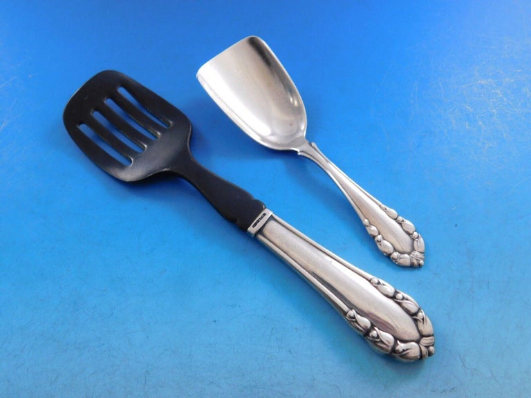 Lily of the Valley by Georg Jensen Sterling Silver Flatware Set Service 81 pcs For Sale at 1stDibs