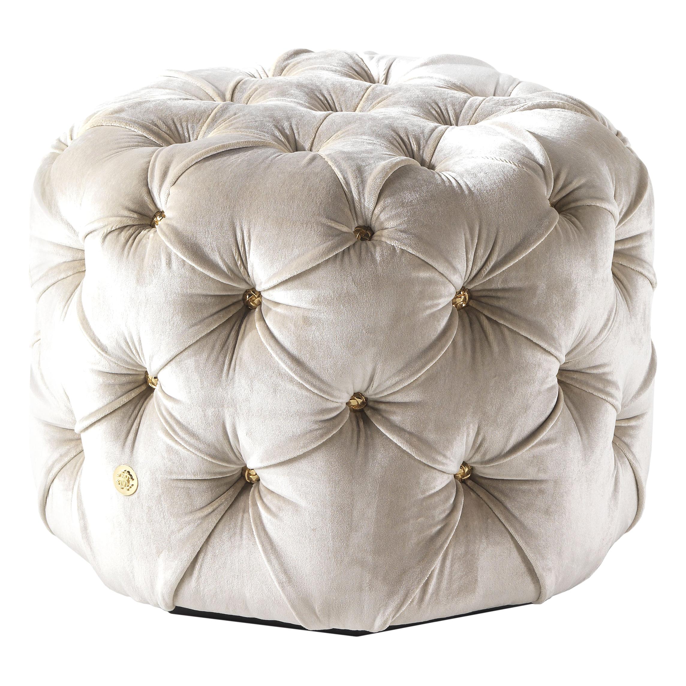 Pouf/Small Table in dark bordeaux Marble from Michaël Verheyden at 1stDibs