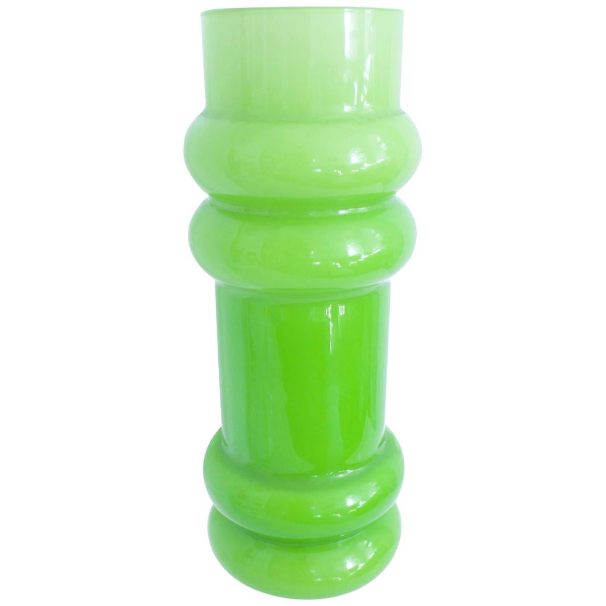 Lime Green Hooped Vase by Ryd, 1965 For Sale at 1stDibs | ryd lime