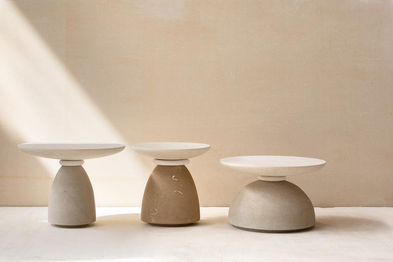 Limestone Coffee Tables Geo E Collection by Pimar, Italy For Sale at ...