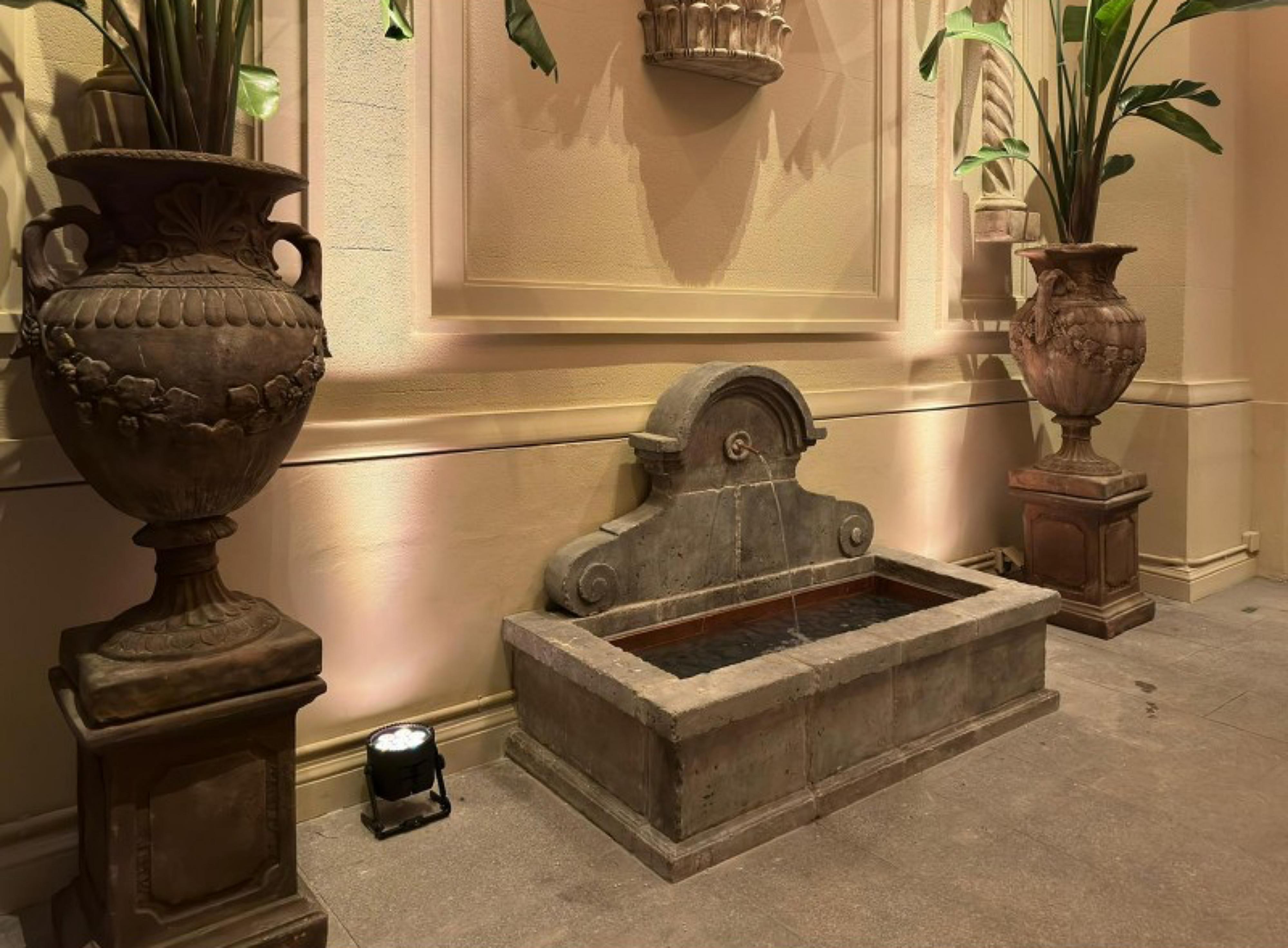 LIMESTONE FOUNTAIN OF VILLA BOCCELLA 20th Century For Sale at 1stDibs