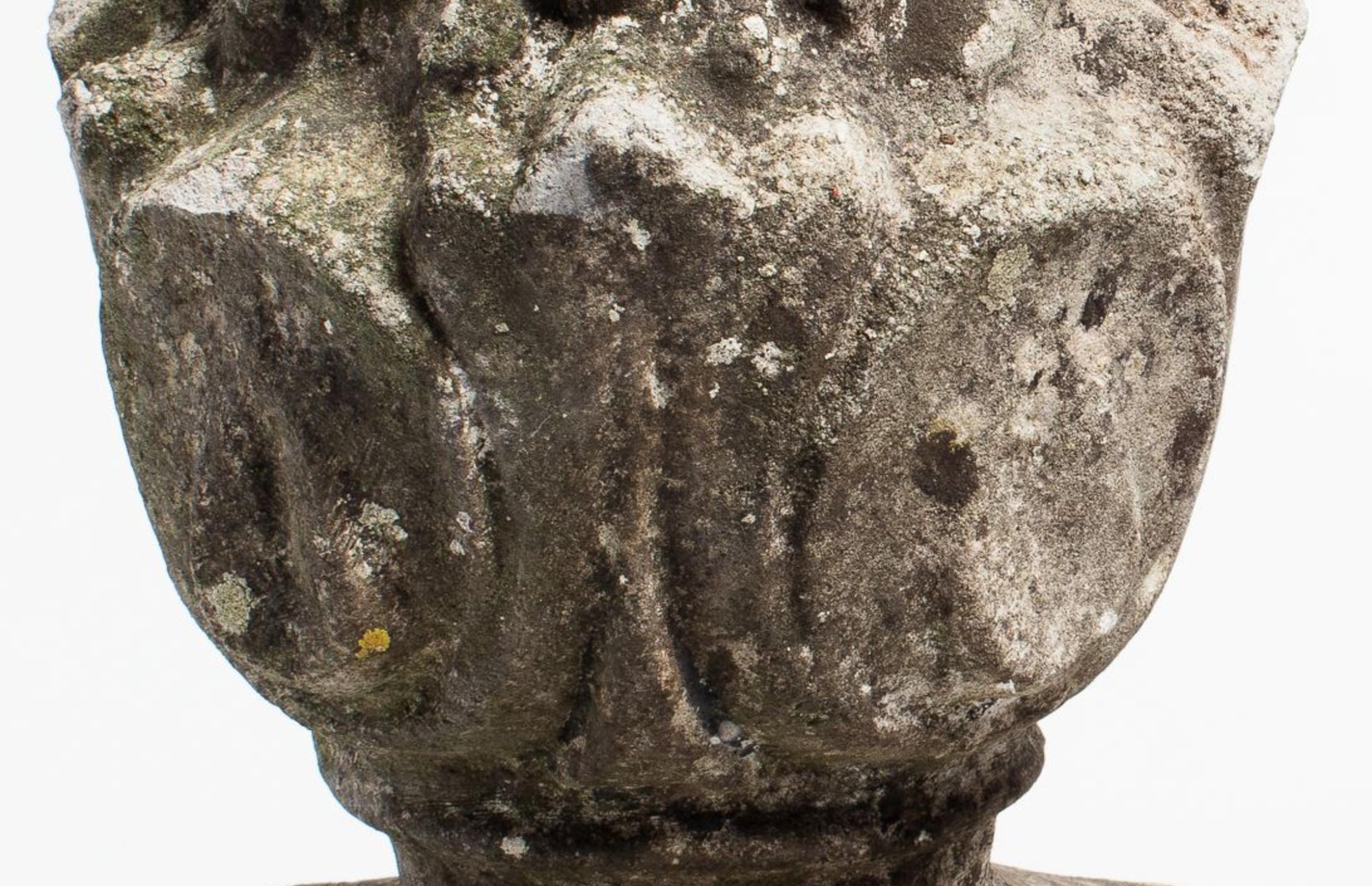 19th Century French Limestone Pineapple Finials For Sale at 1stDibs