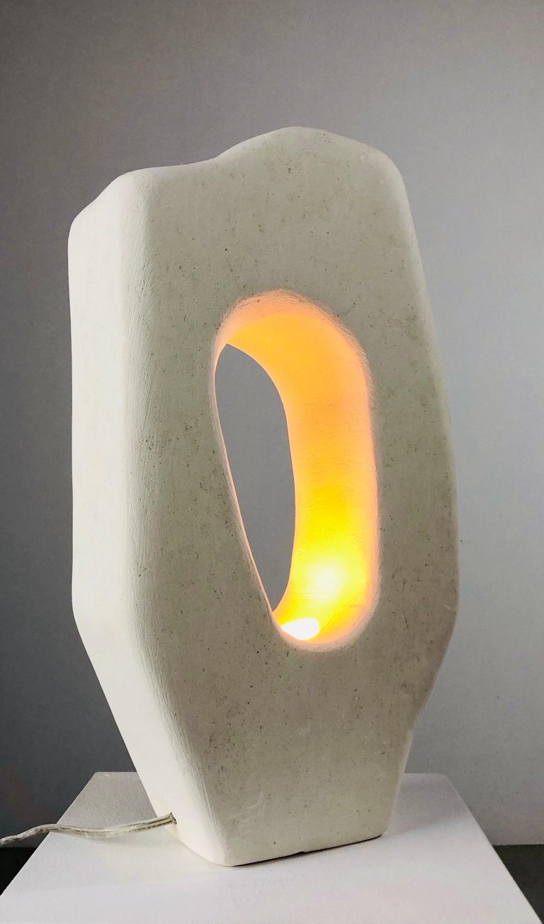 Limestone Table Lamp, France, 2010 For Sale at 1stDibs