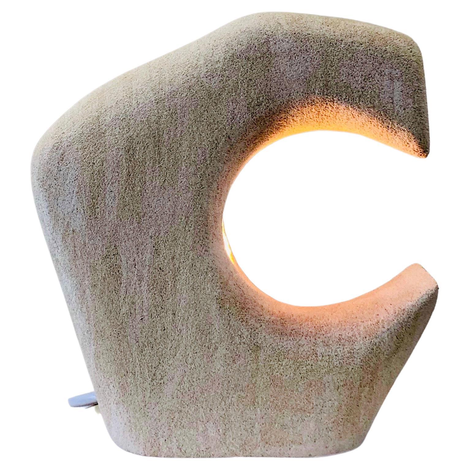 Limestone, Table Lamp, Michel Bonhomme, France, 2010 For Sale at 1stDibs