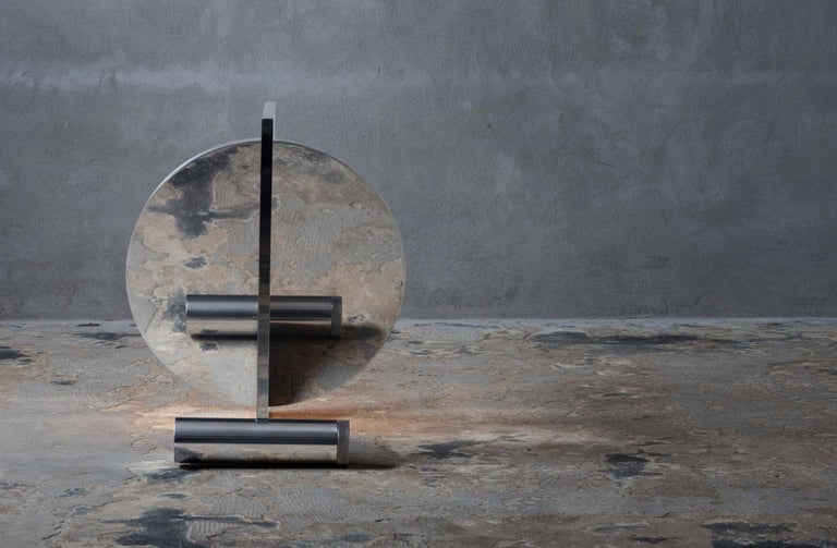 Limited Edition Anne Boysen 'Moonsetter' Chrome Floor Lamp for Louis ...
