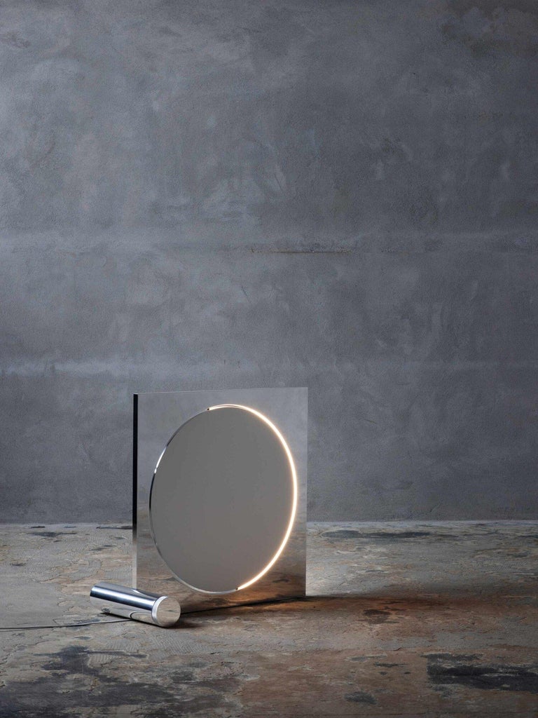 Limited Edition Anne Boysen 'Moonsetter' Chrome Floor Lamp for Louis ...