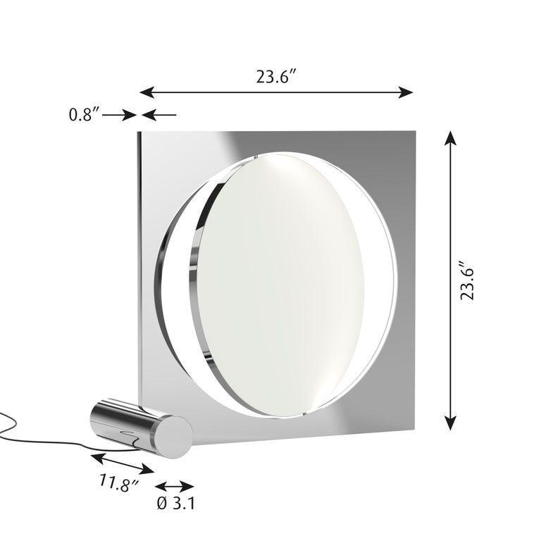 Limited Edition Anne Boysen 'Moonsetter' Chrome Floor Lamp for Louis ...