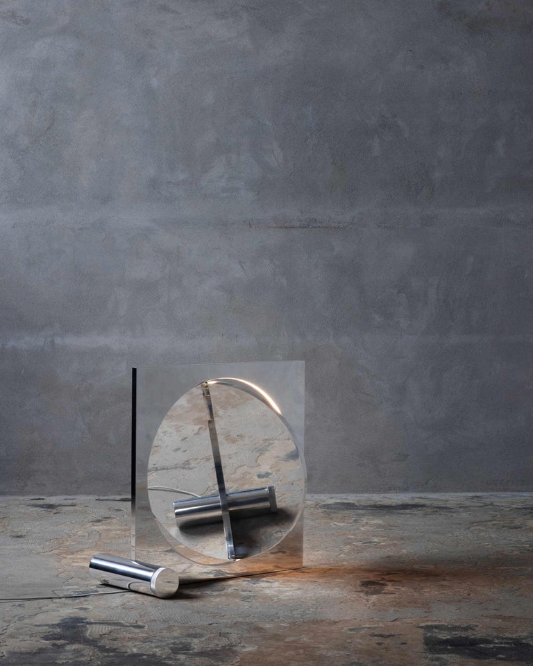 Limited Edition Anne Boysen 'Moonsetter' Chrome Floor Lamp for Louis ...