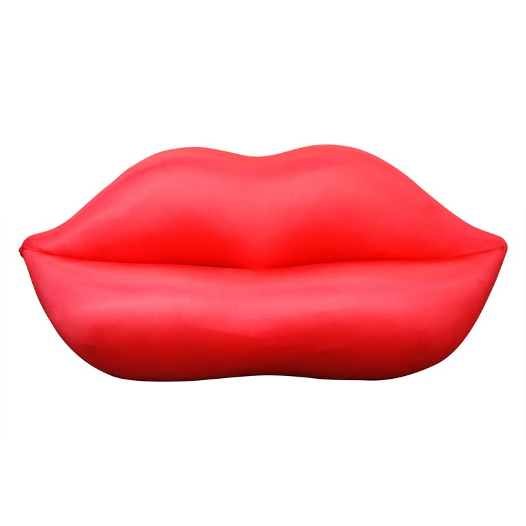 Limited Edition Bocca Sofa by Studio 65 for Gufram, Signed Dated ...