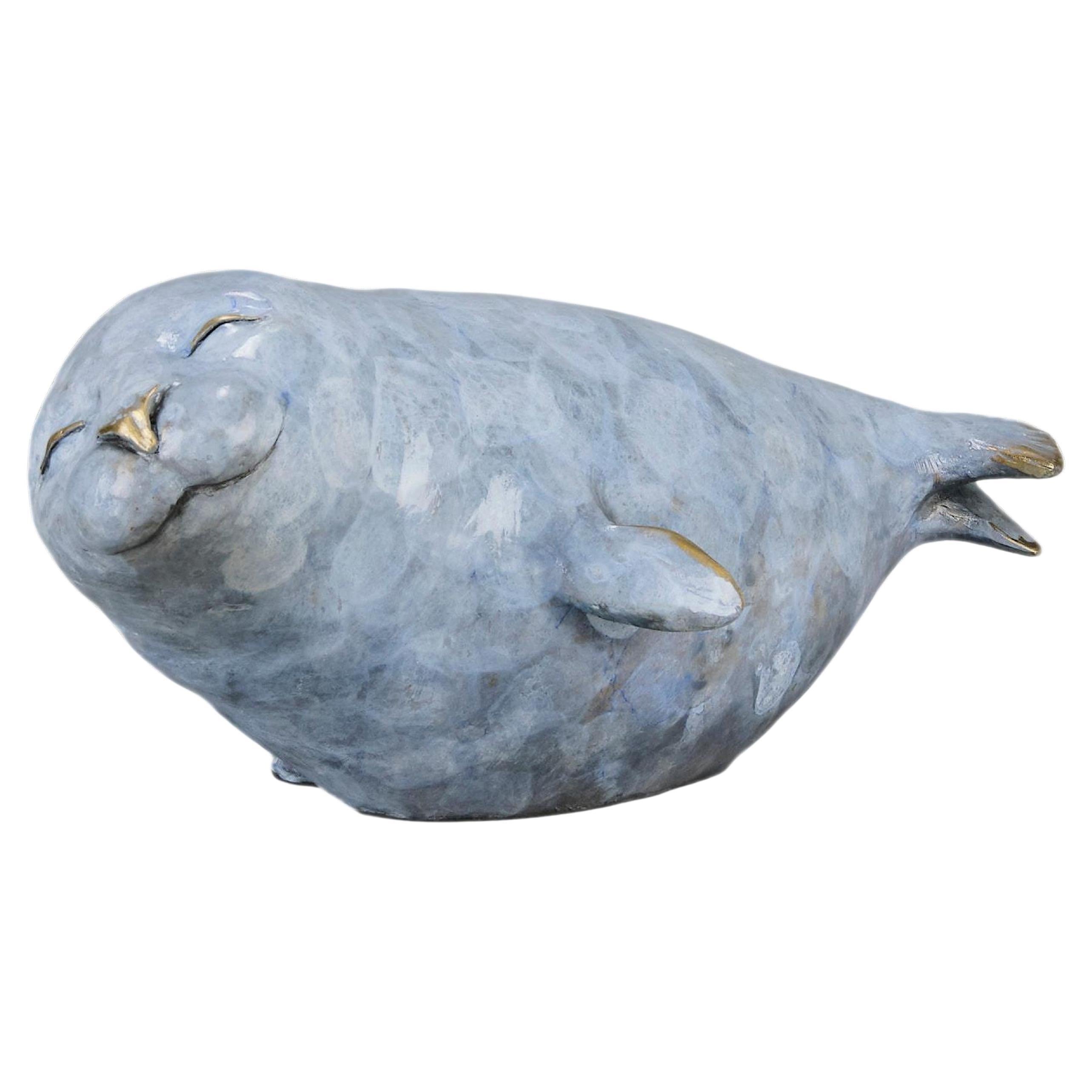 Limited Edition Bronze Sculpture Entitled "Faithful Friends" by Roxy Winterburn For Sale at 1stDibs