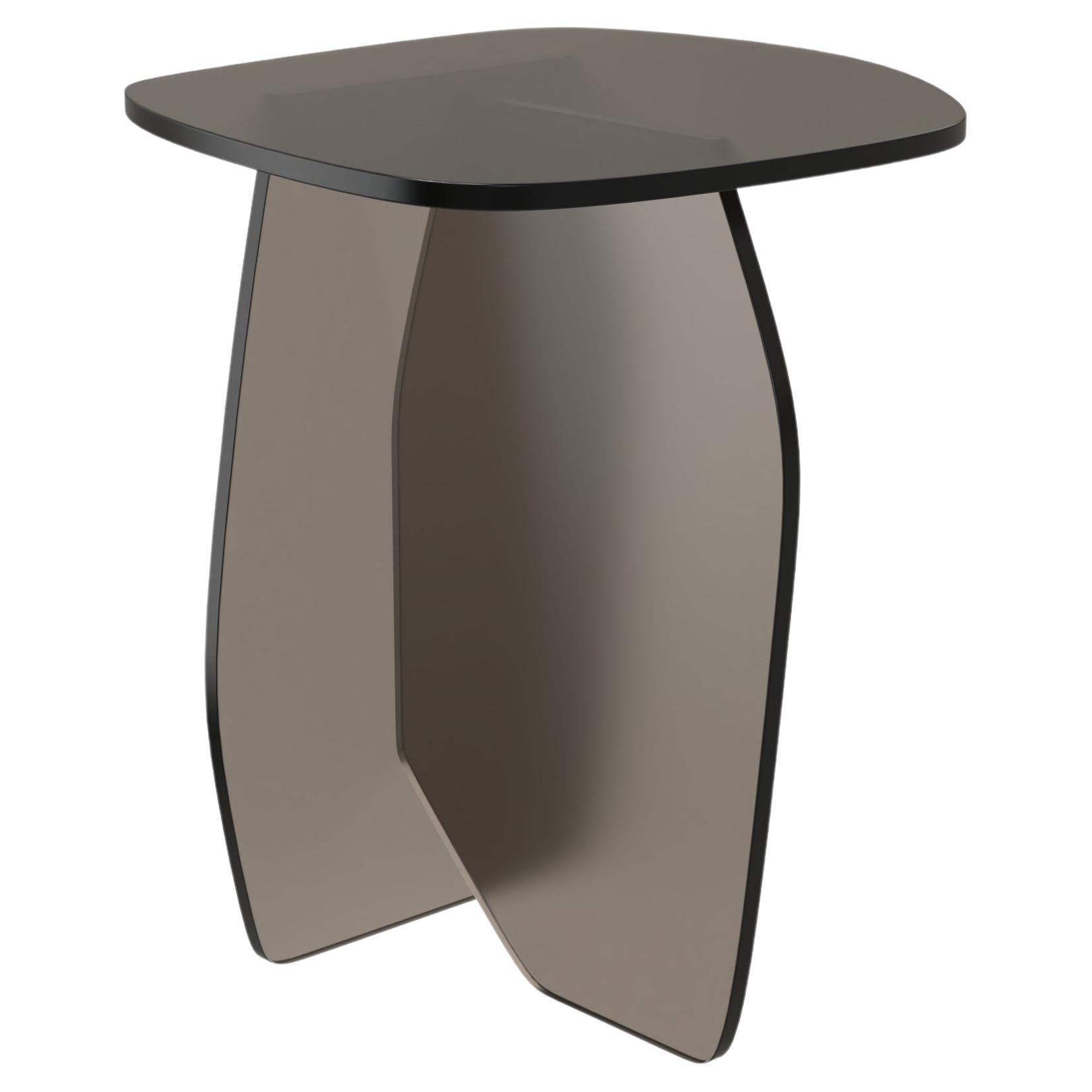 Contemporary Limited Edition Clear Glass Table, Panorama V2 by Edizione ...