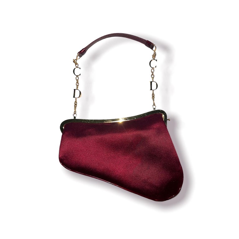 LIMITED EDITION Christian Dior by John Galliano Embroidery Saddle Bag ...