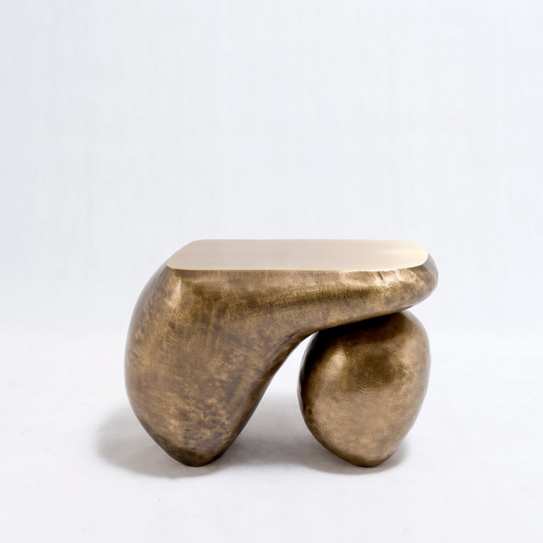 Limited Edition "Duo" Brass Side Table by Mauro Mori - Italy, 2019 at ...