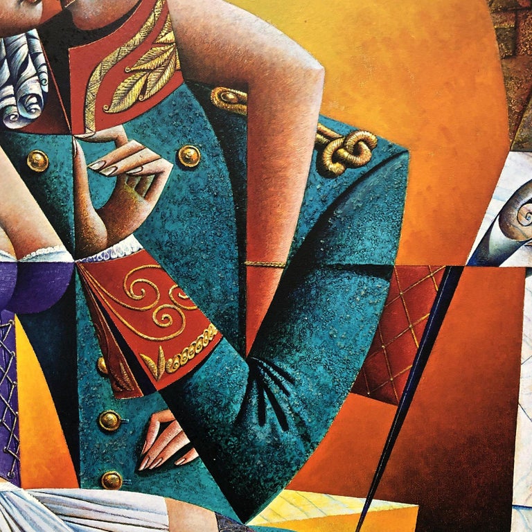 Limited Edition Georgy Kurasov Canvas Painting "Palace Intrigue" For ...