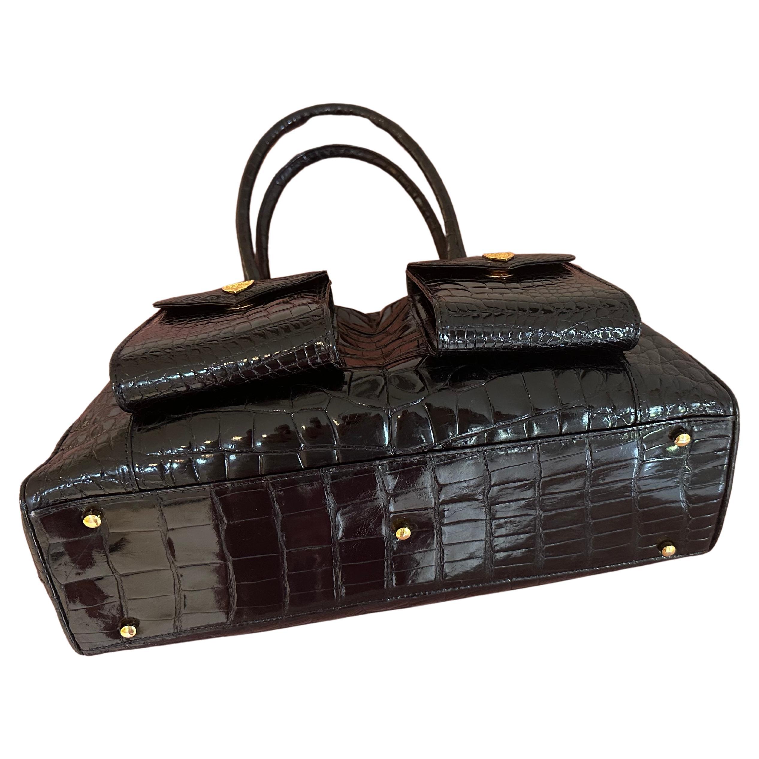 Limited Edition Lana Marks Crocodile Handbag For Sale at 1stDibs