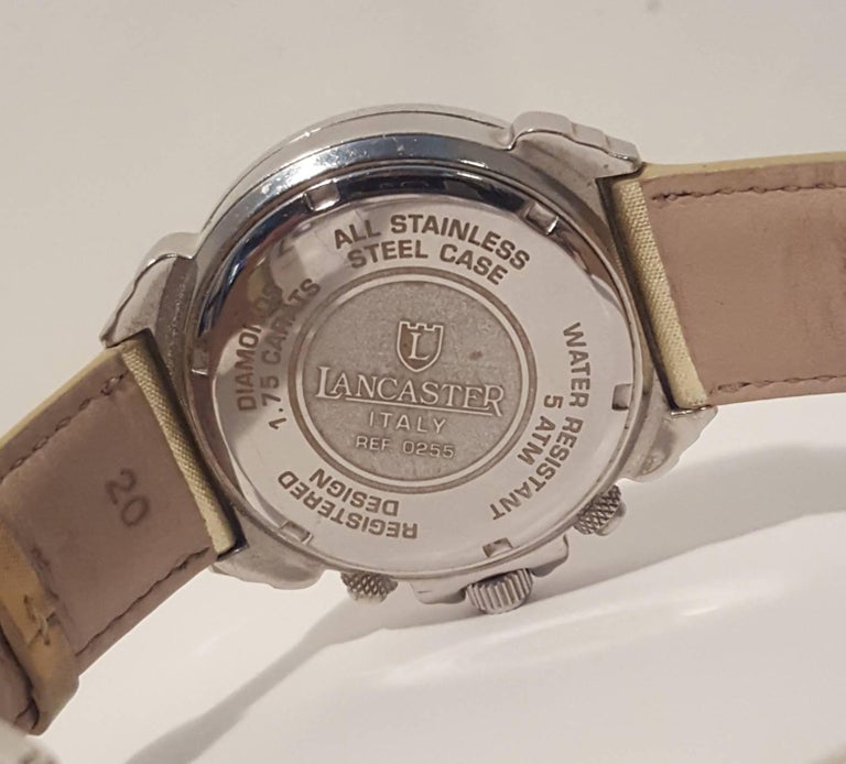 Limited Edition Lancaster Stainless Steel with Diamonds Watch at ...